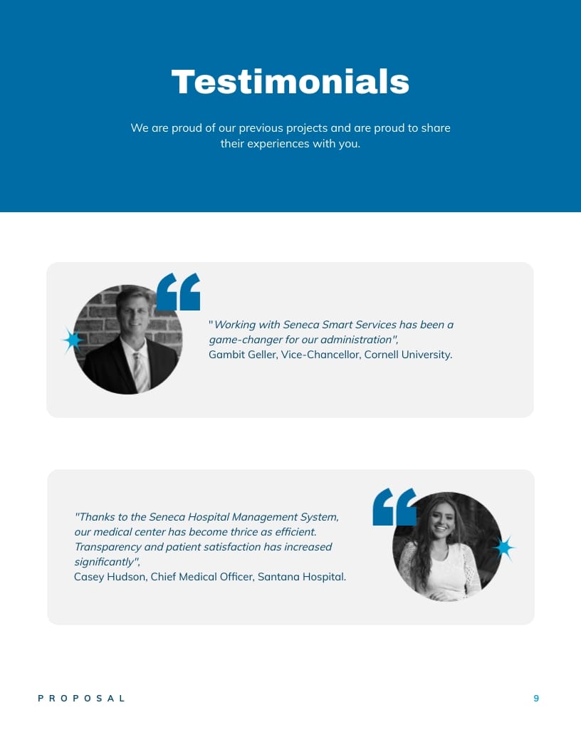 Hospital Management System Proposal Template | Visme