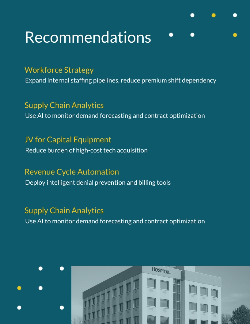 Hospital Provider Cost Report Template | Visme