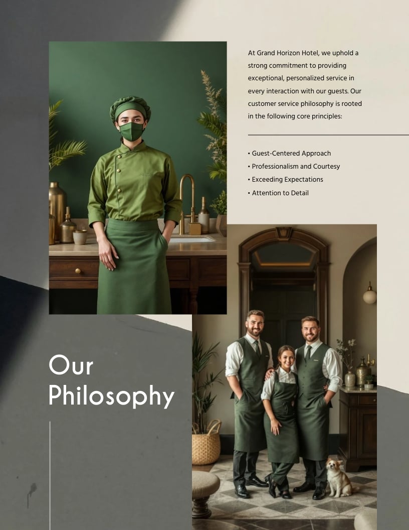 Hotel Customer Service Training Manual Template | Visme