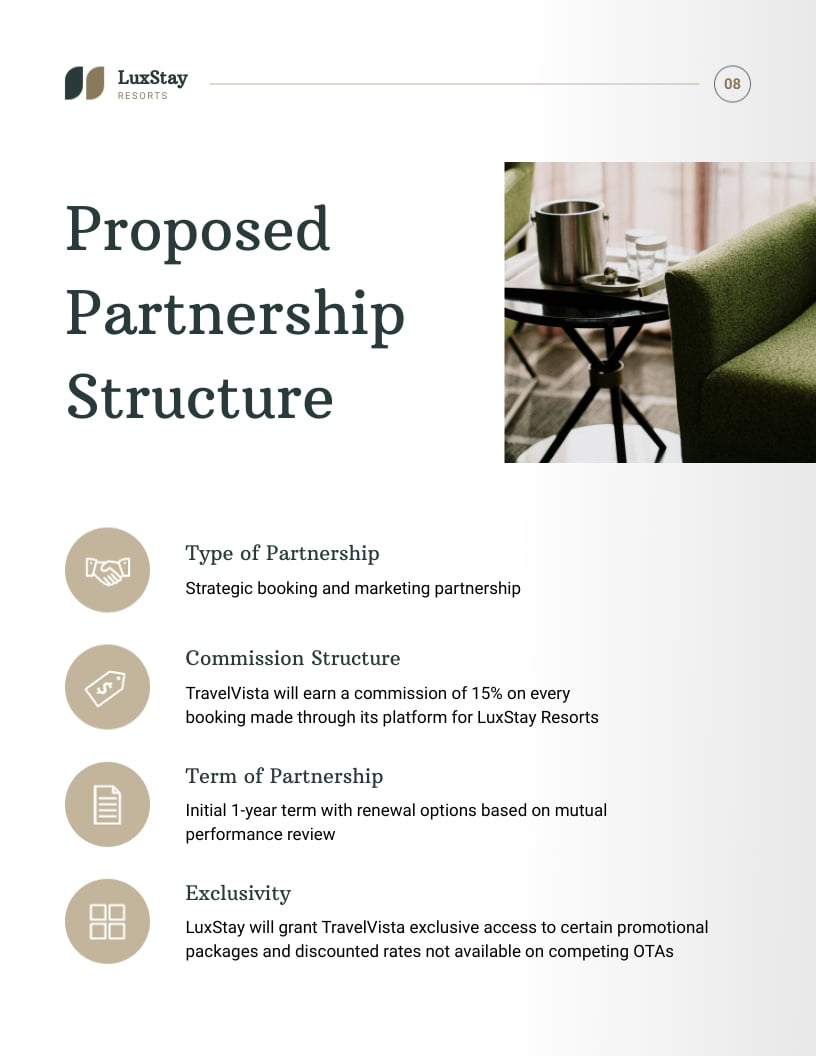 Hotel Partnership Proposal Template | Visme
