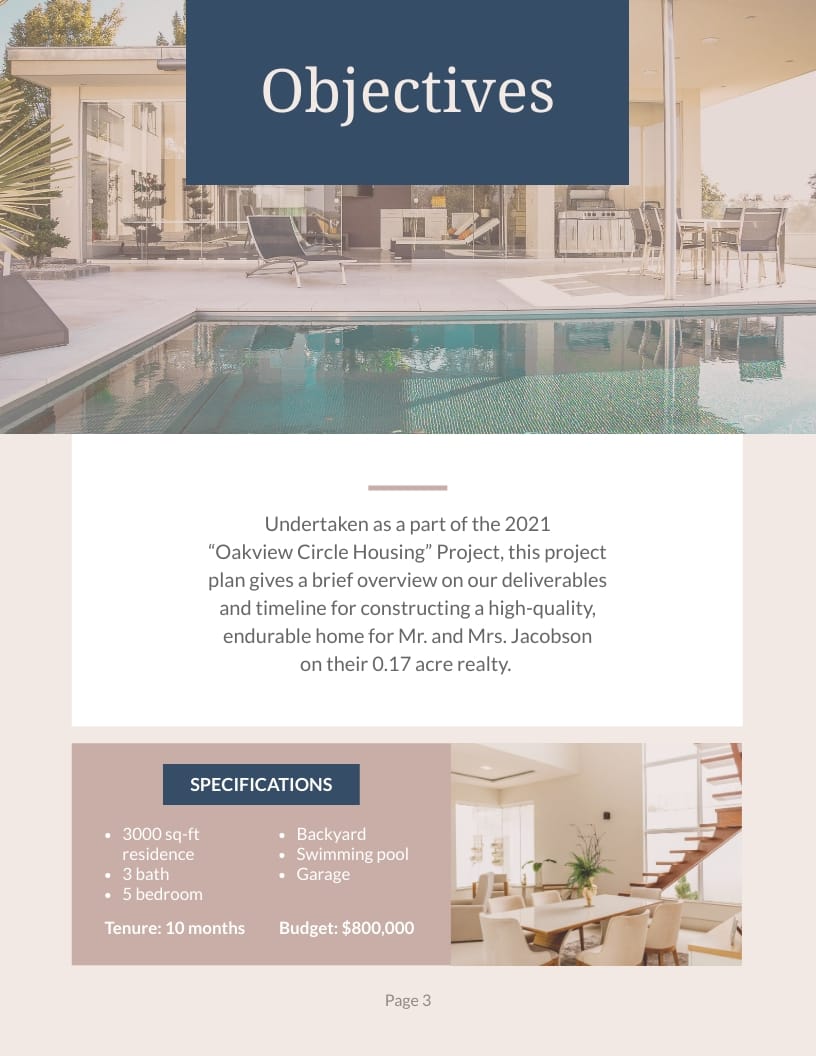 House Engineering - Project Plan Template | Visme