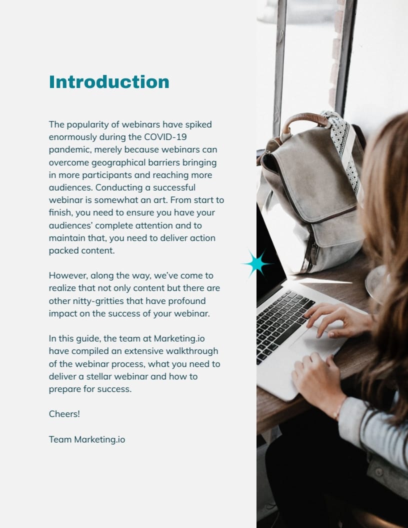 How to Set Up a Webinar Ebook Template | Visme