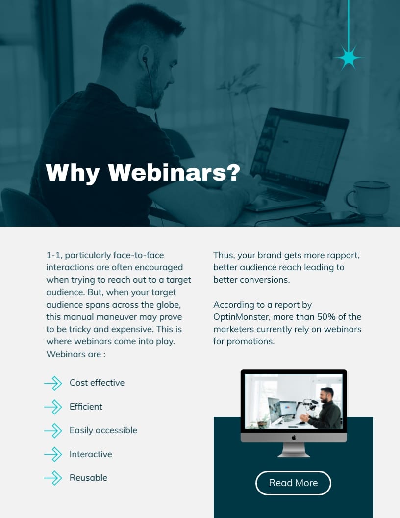 How to Set Up a Webinar Ebook Template | Visme