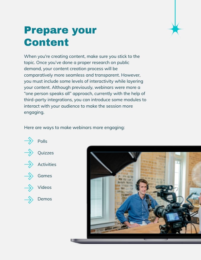 How to Set Up a Webinar Ebook Template | Visme