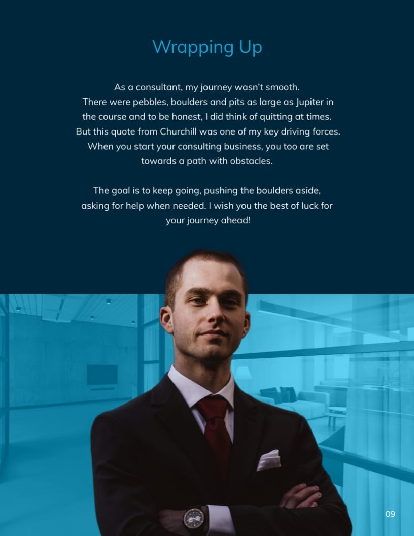 How to Start Your Own Consulting Business Ebook Template | Visme