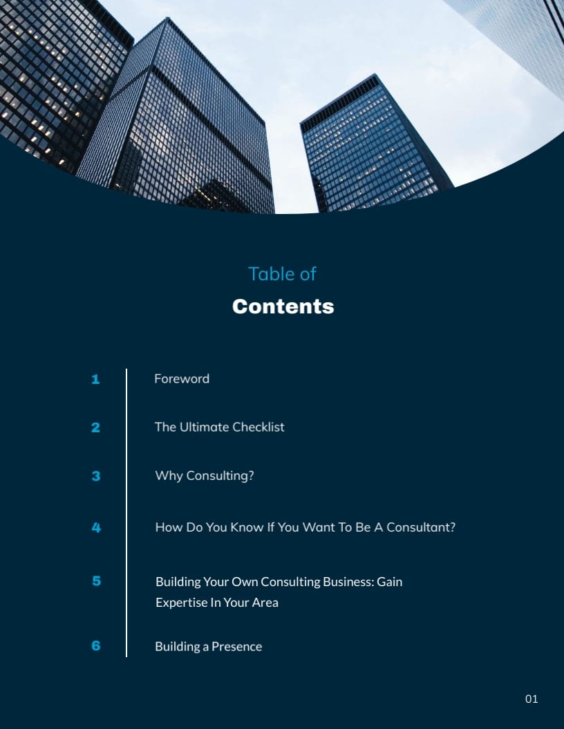 How to Start Your Own Consulting Business Ebook Template | Visme
