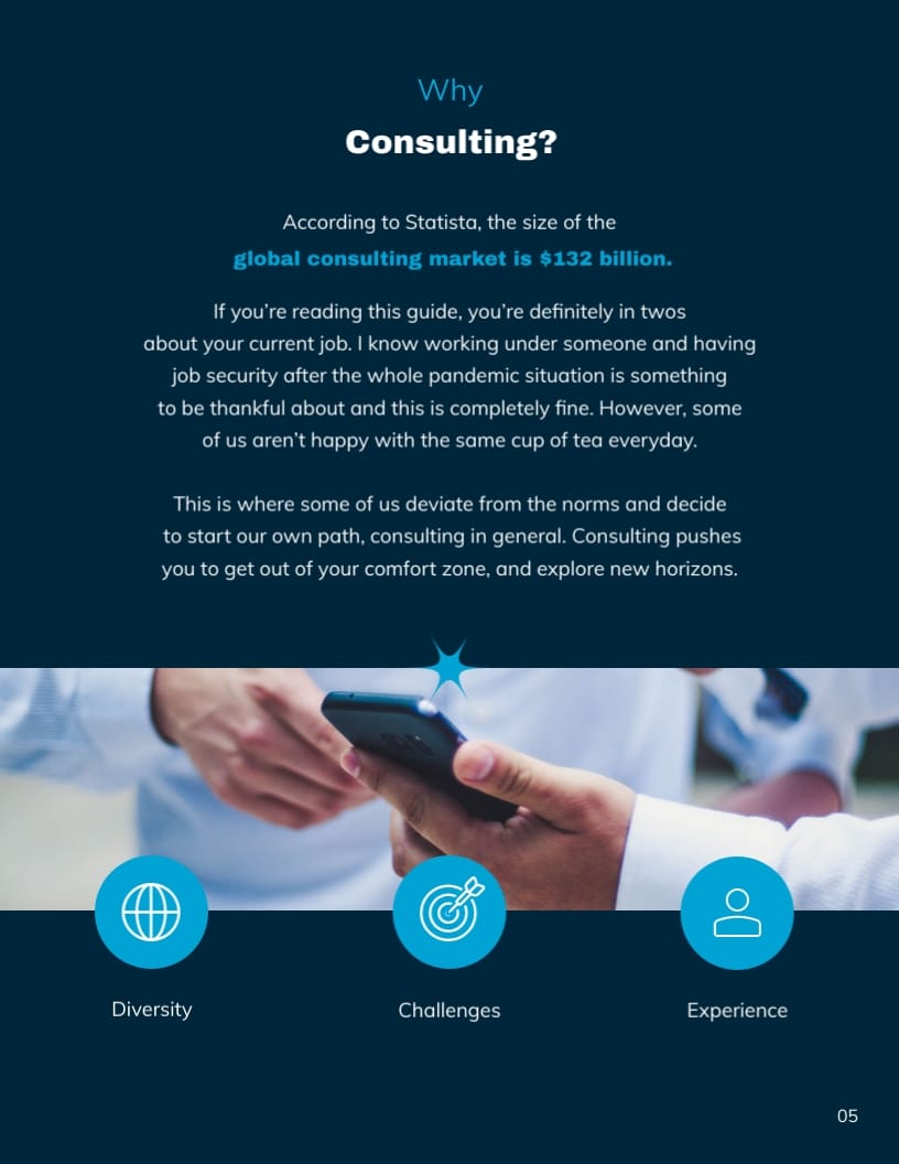 How to Start Your Own Consulting Business Ebook Template | Visme