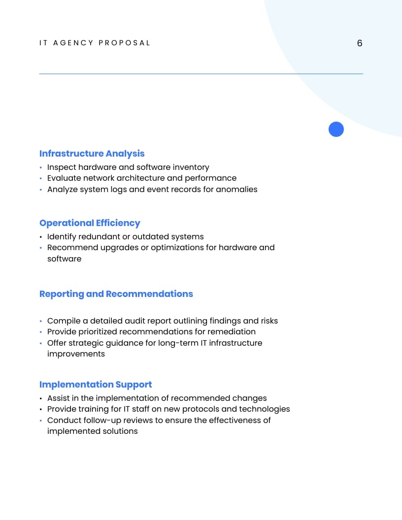 IT Agency Proposal Template | Visme