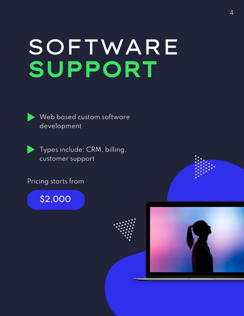 IT Services Catalog Template | Visme