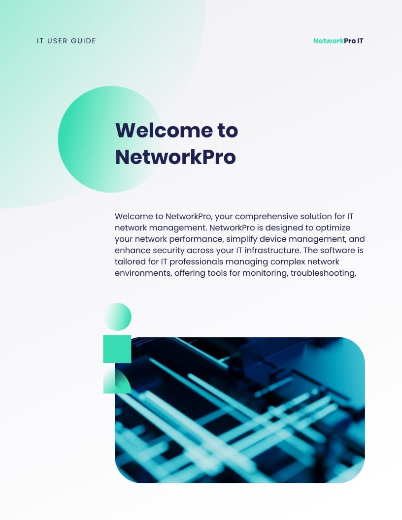 IT User Guide Template | Visme
