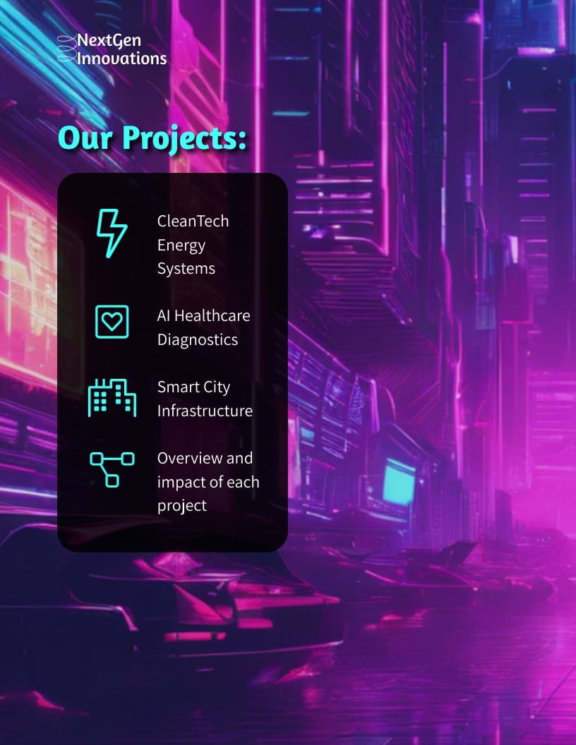 Innovative Tech Startup Press Kit Template | Visme