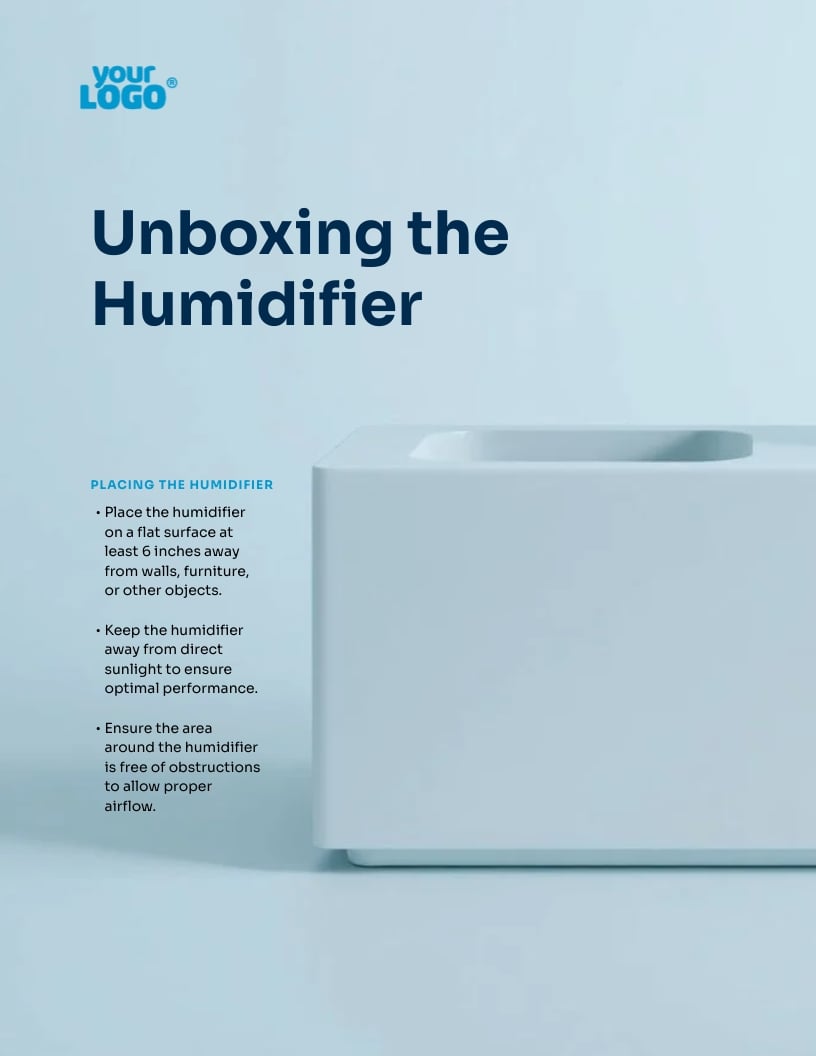 Instruction Manual Design Template | Visme