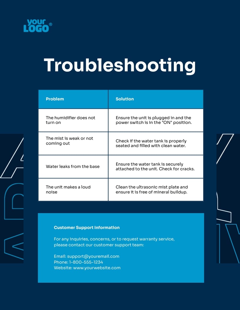 Instruction Manual Design Template | Visme