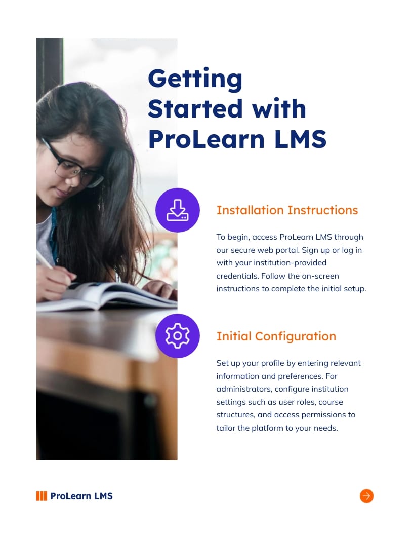 Instructional Guide Manual Template | Visme