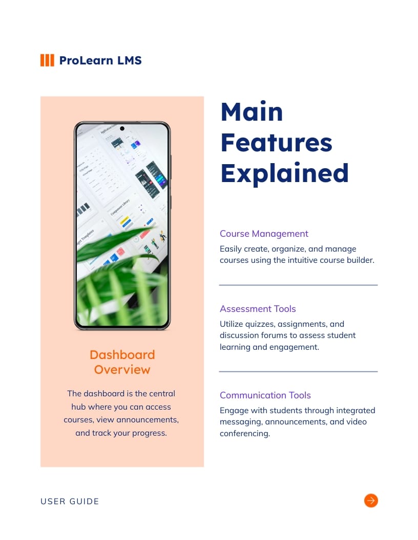 Instructional Guide Manual Template | Visme
