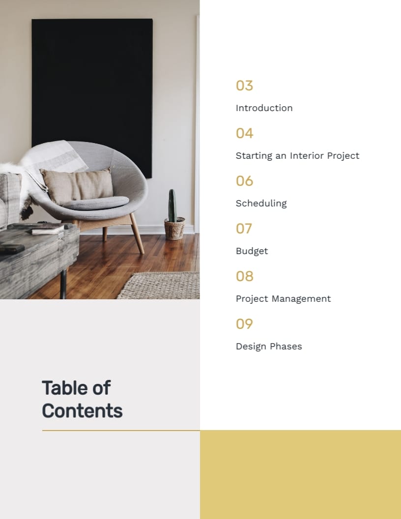 Interior Design Ebook 1 Template | Visme