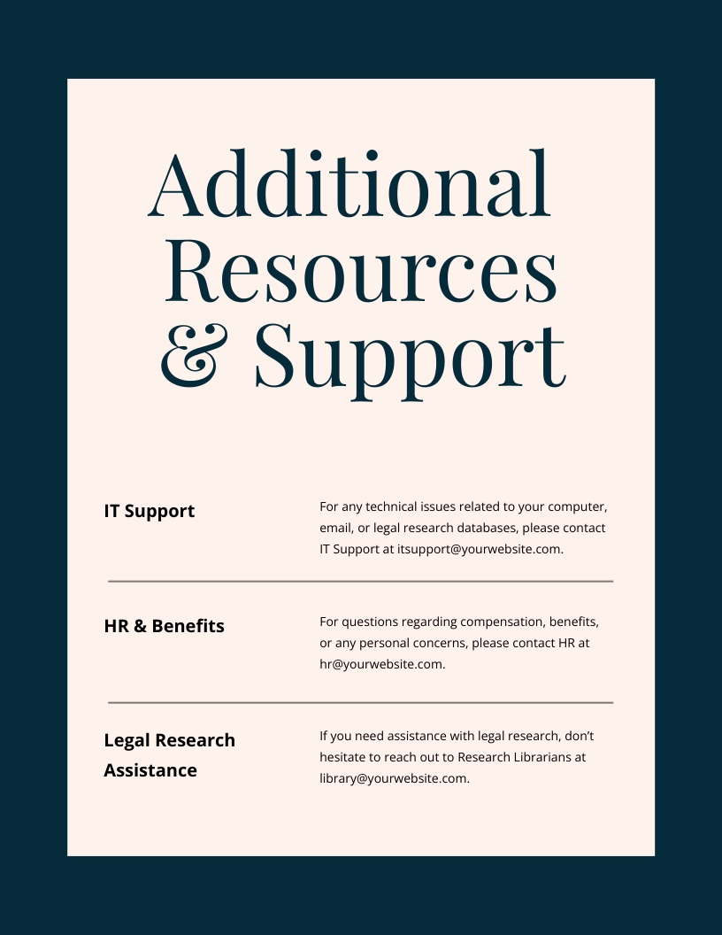 Internship Orientation Guide Template | Visme