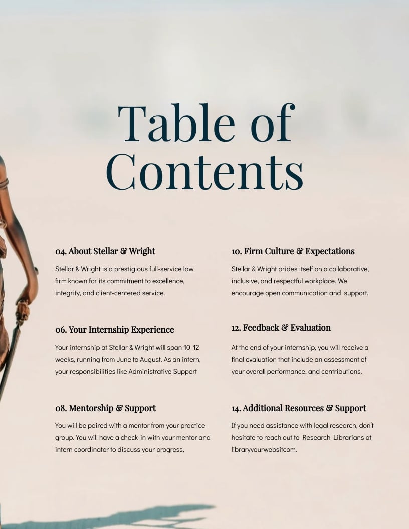 Internship Orientation Guide Template | Visme