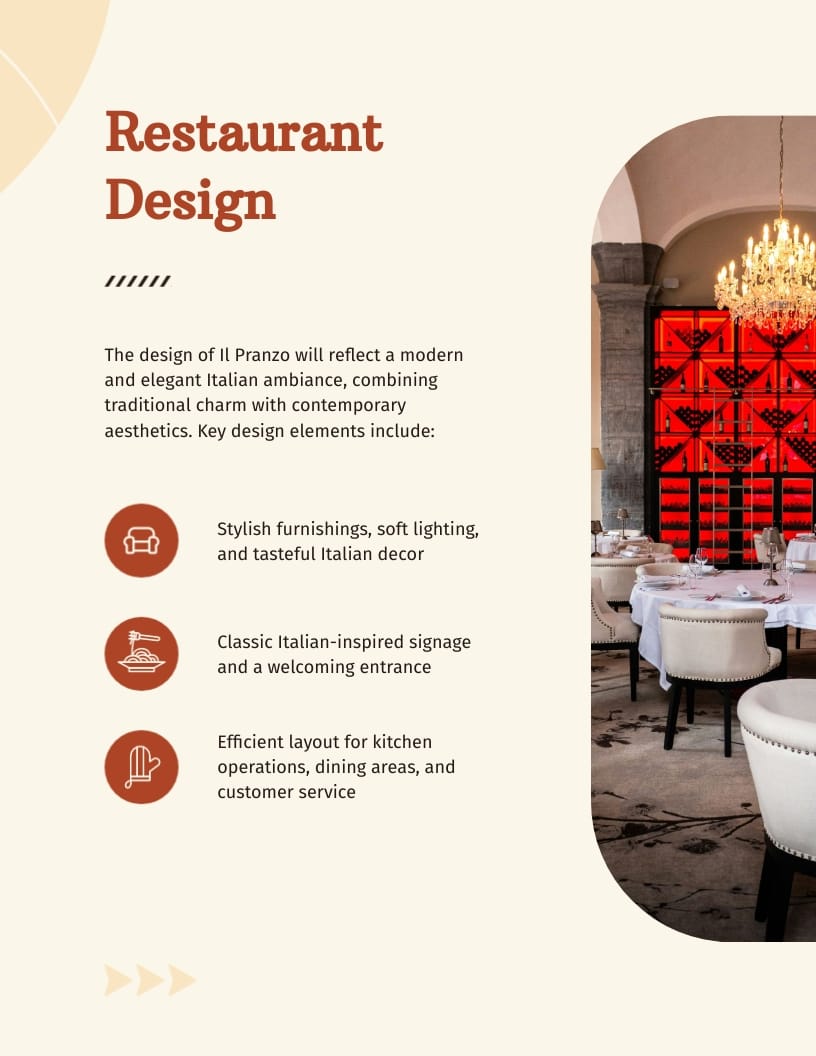 Italian Restaurant Business Plan Template | Visme