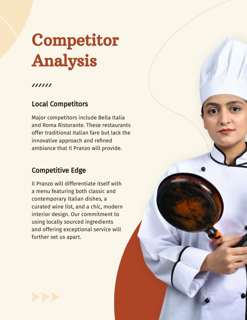 Italian Restaurant Business Plan Template | Visme