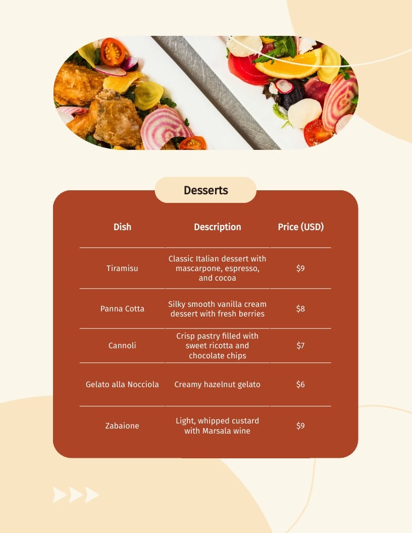 Italian Restaurant Business Plan Template | Visme