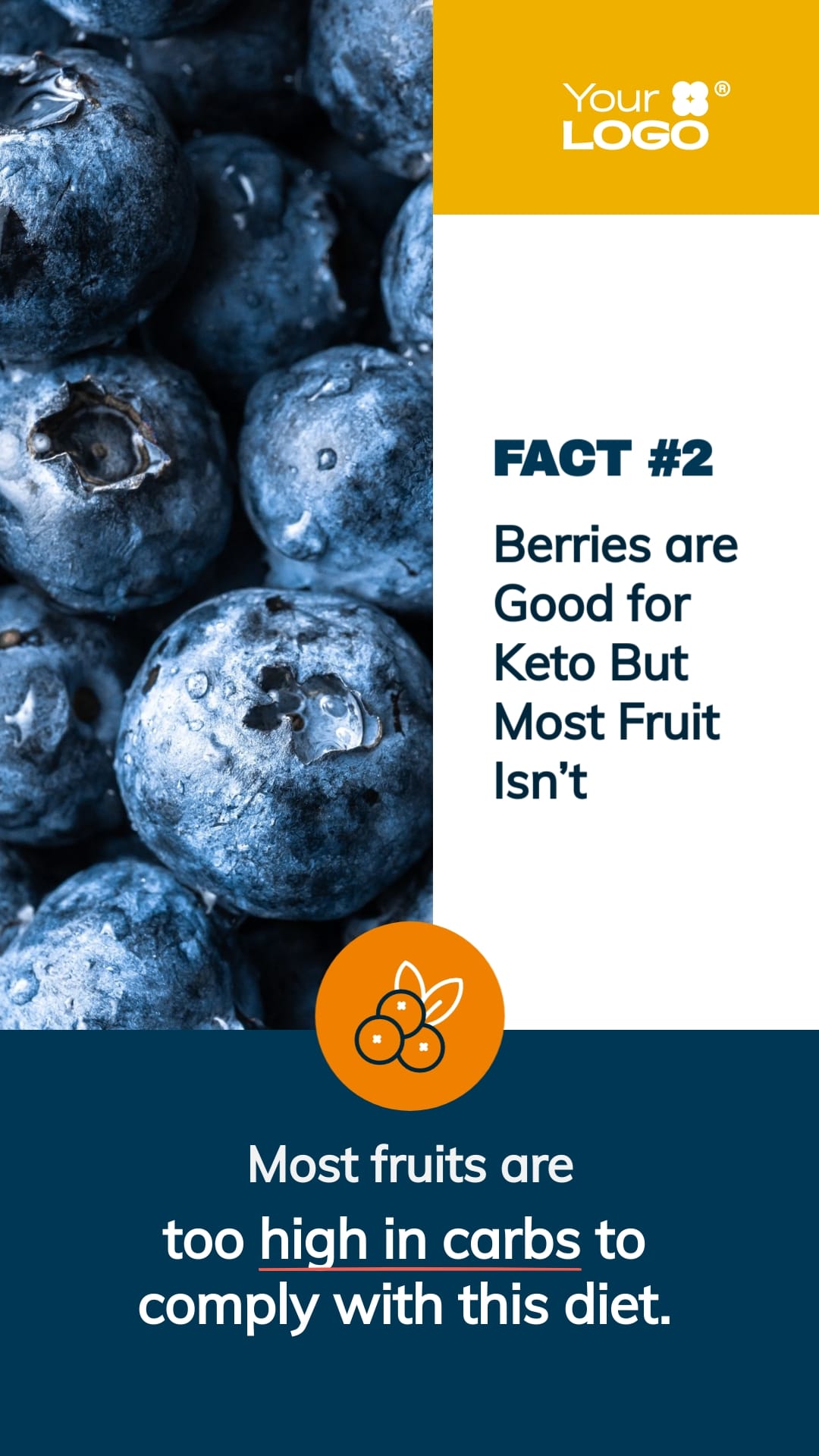 Keto Food Delivery Services Instagram Story Template | Visme