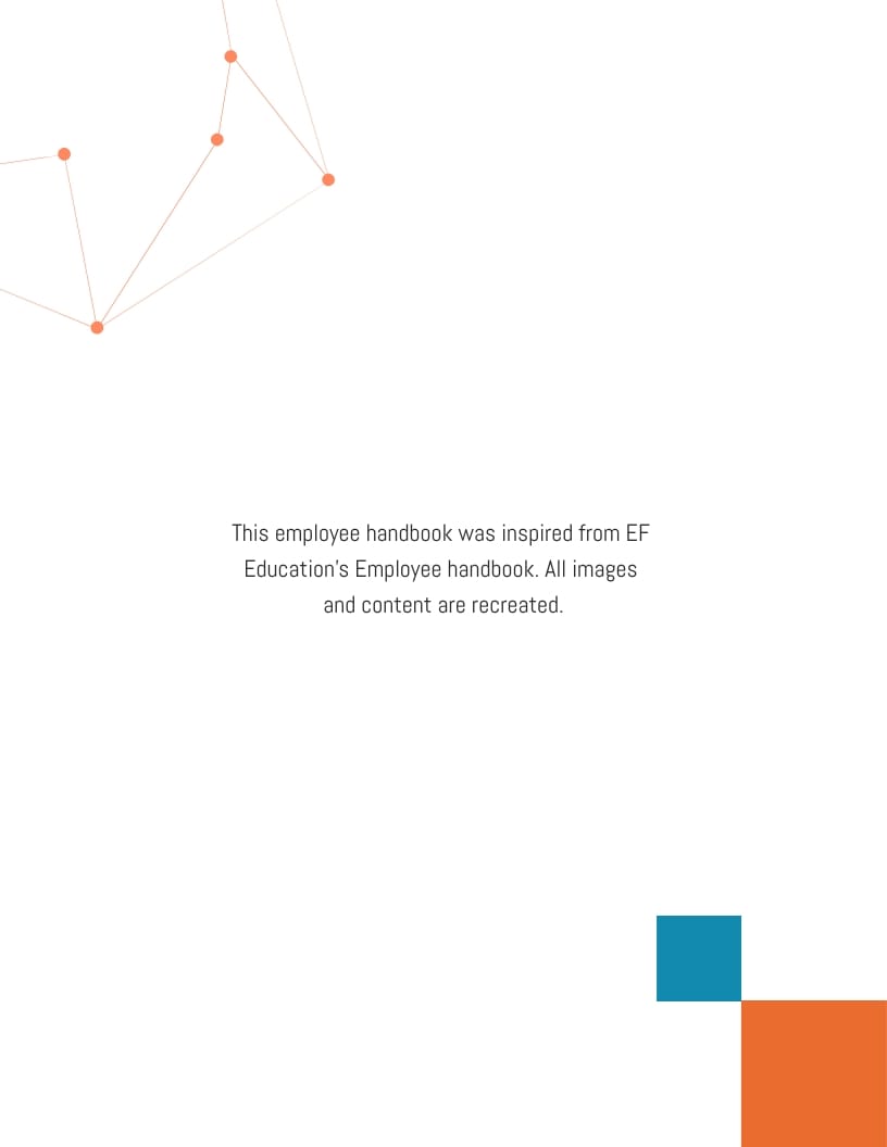 LF Education Employee Handbook Template | Visme