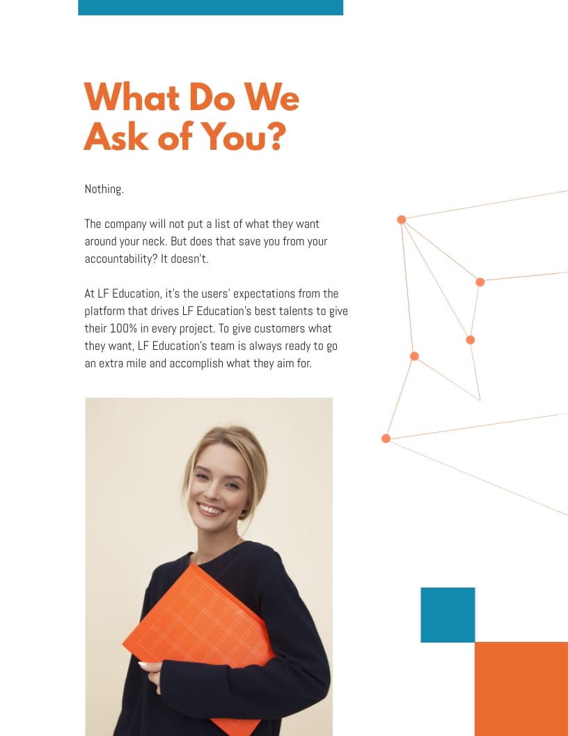 LF Education Employee Handbook Template | Visme