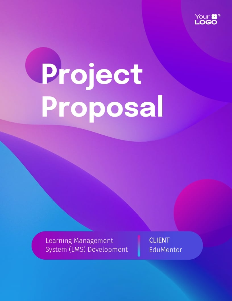 LMS Software Development Project Proposal Template | Visme LMS Software Development Project Proposal Template | Visme