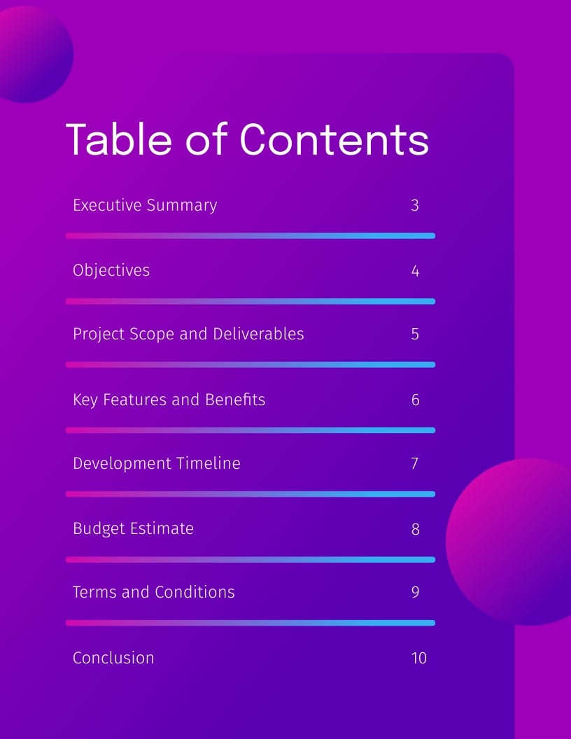 LMS Software Development Project Proposal Template | Visme