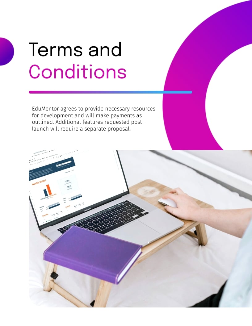 LMS Software Development Project Proposal Template | Visme