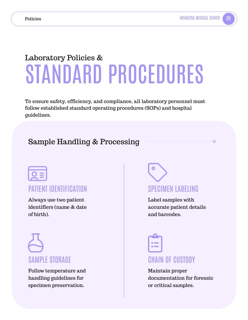 Lab Orientation Guide Template | Visme