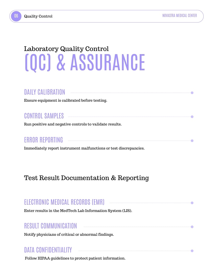 Lab Orientation Guide Template | Visme