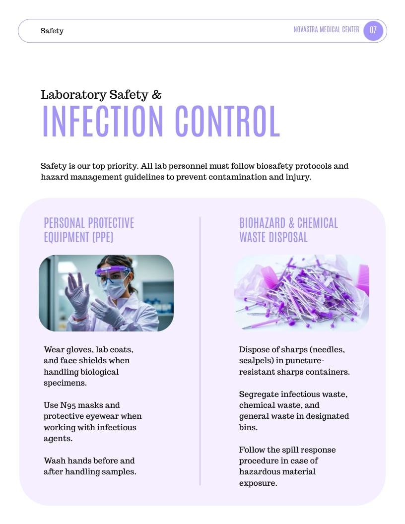 Lab Orientation Guide Template | Visme