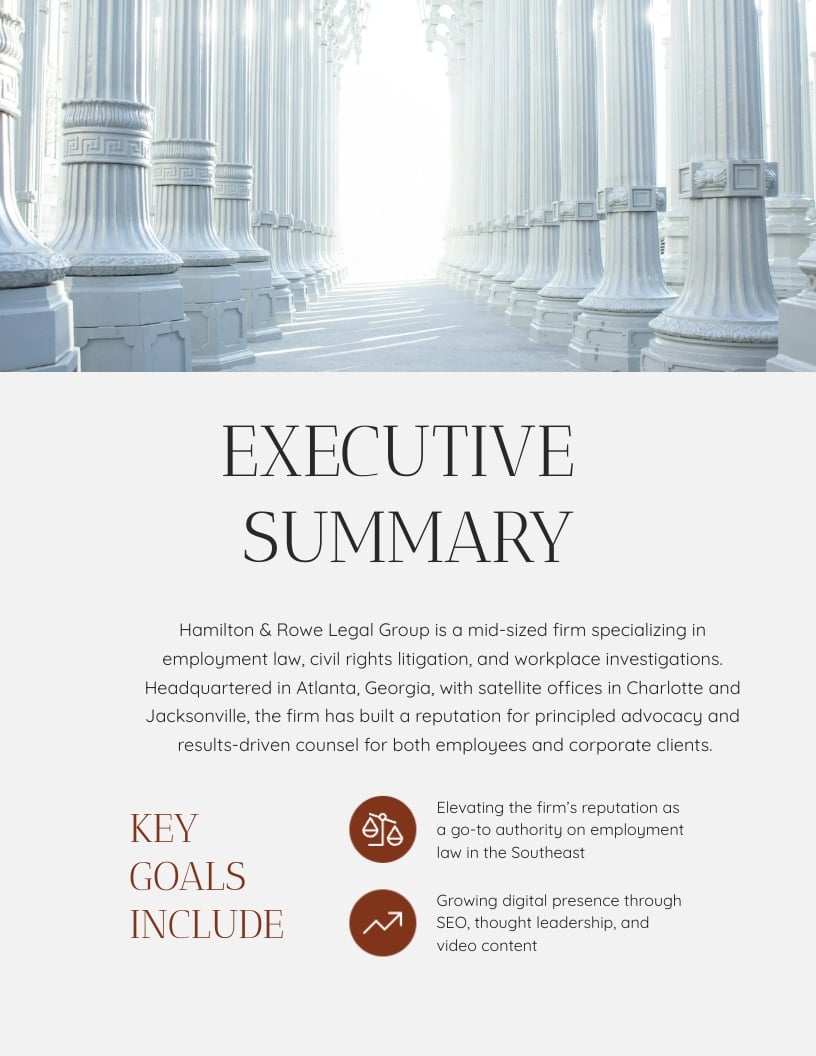 Law Firm Marketing Strategies Template | Visme