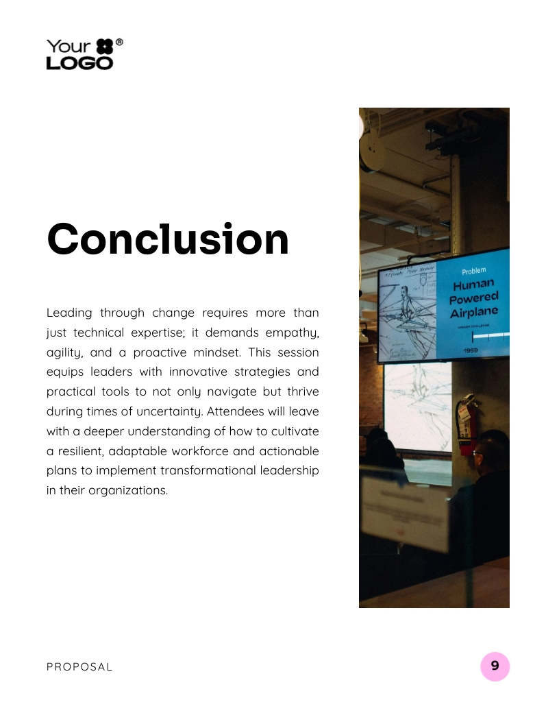 Leadership Conference Presentation Proposal Template | Visme