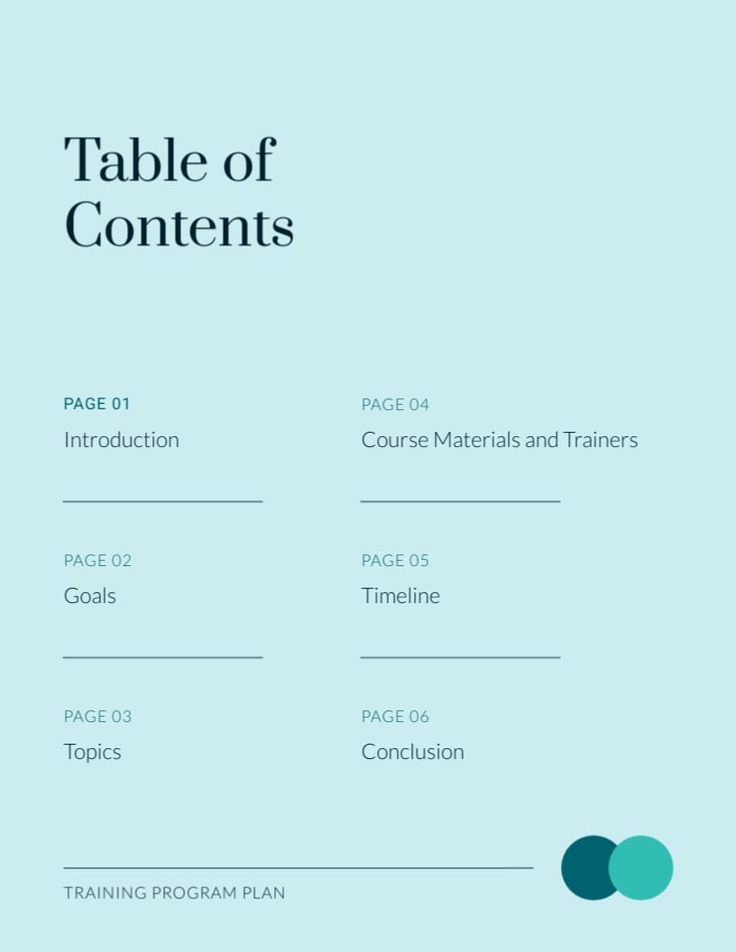 Leadership Training Program Plan Template | Visme