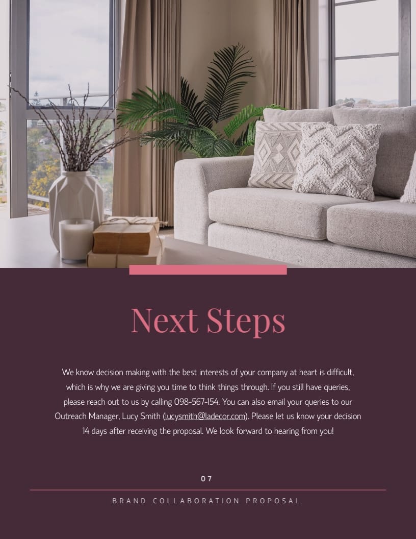 Lifestyle Brand Collaboration Proposal Template | Visme