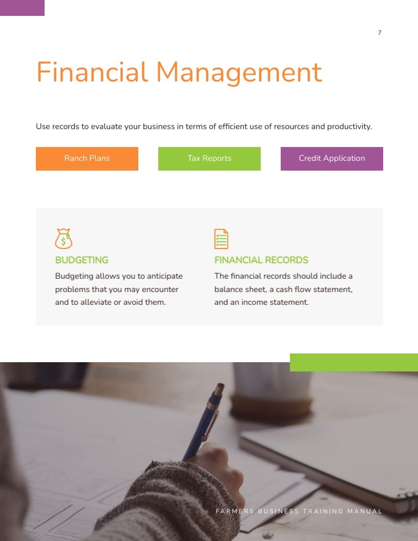 Livestock Business Training Manual Template | Visme