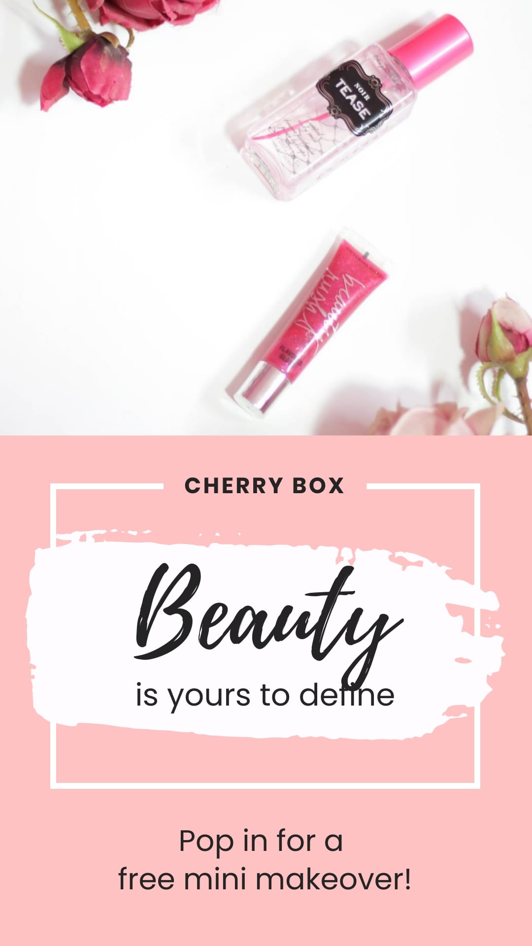 Makeup Bite-Sized Ad Vertical Template | Visme