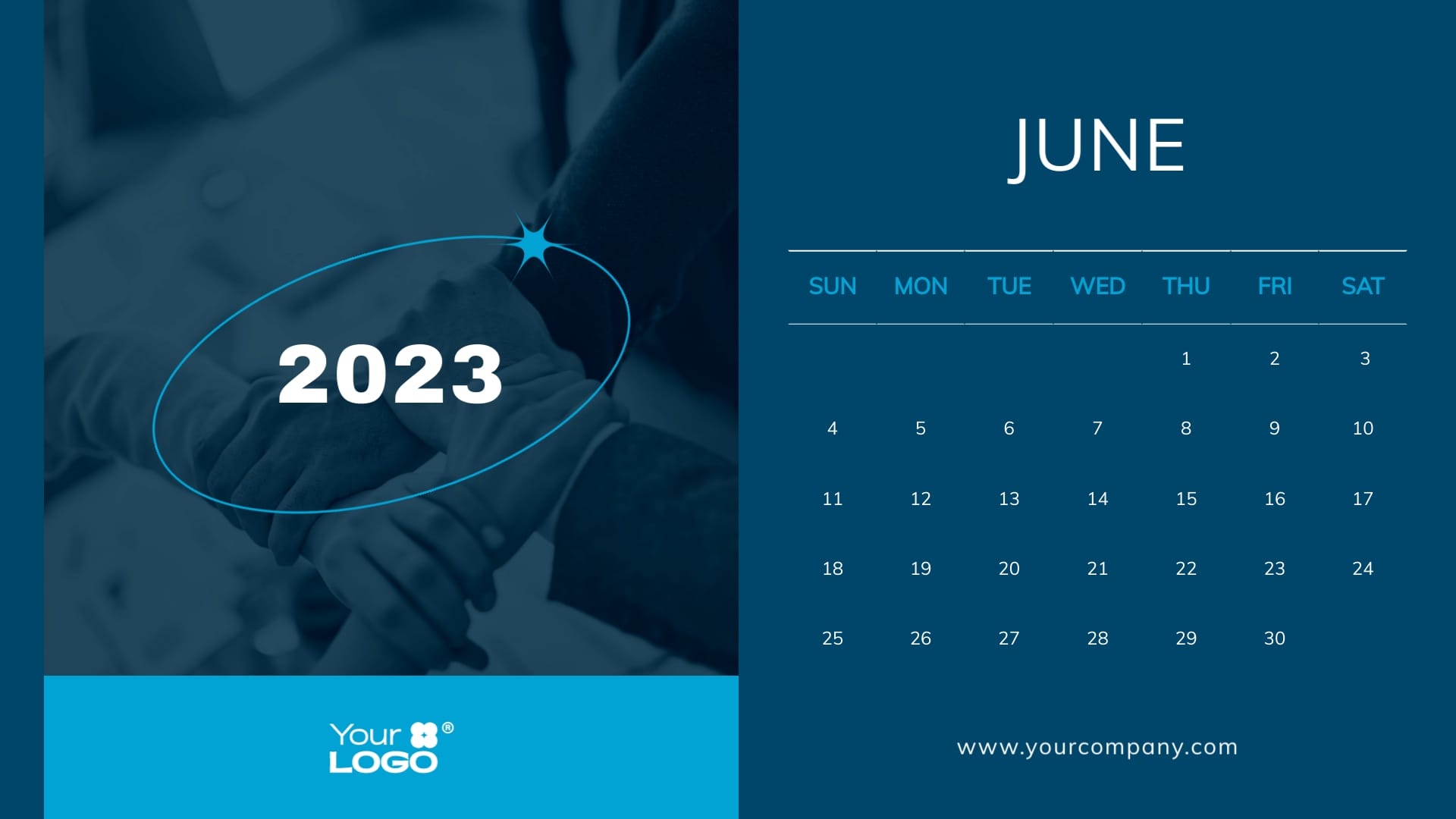 Management Consultancy Calendar Template | Visme