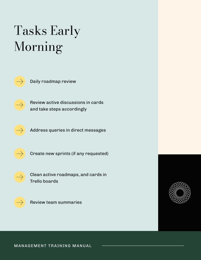 Management Training Manual Template | Visme