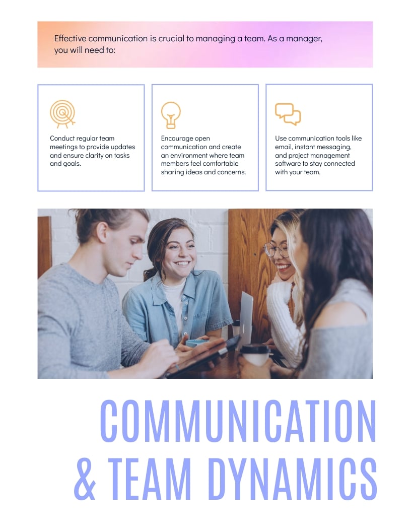 Manager Training Manual Template | Visme