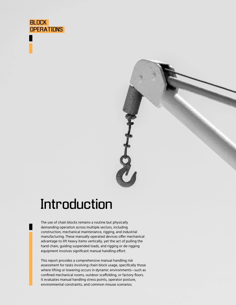 Manual Handling Risk Assessment Template | Visme