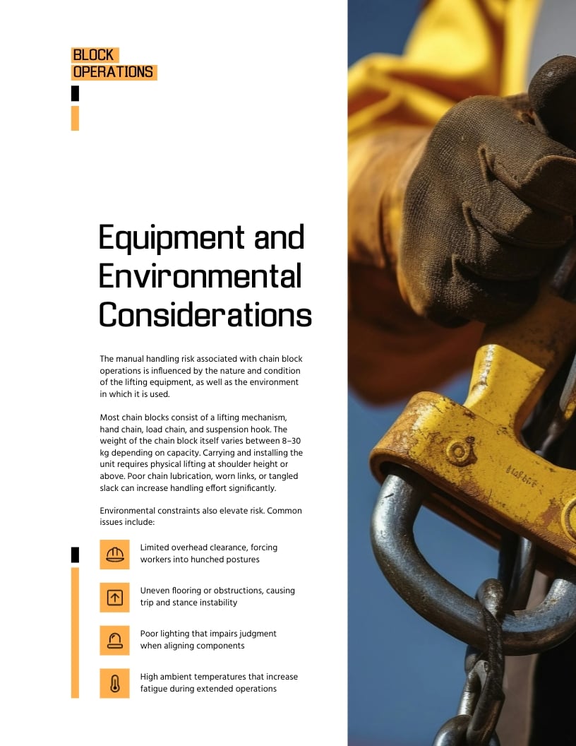 Manual Handling Risk Assessment Template | Visme