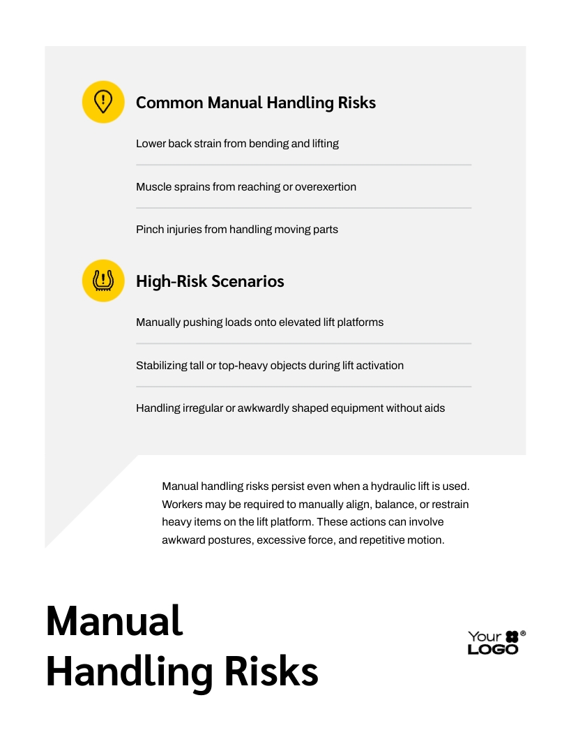 Manual Handling Training Program Template | Visme