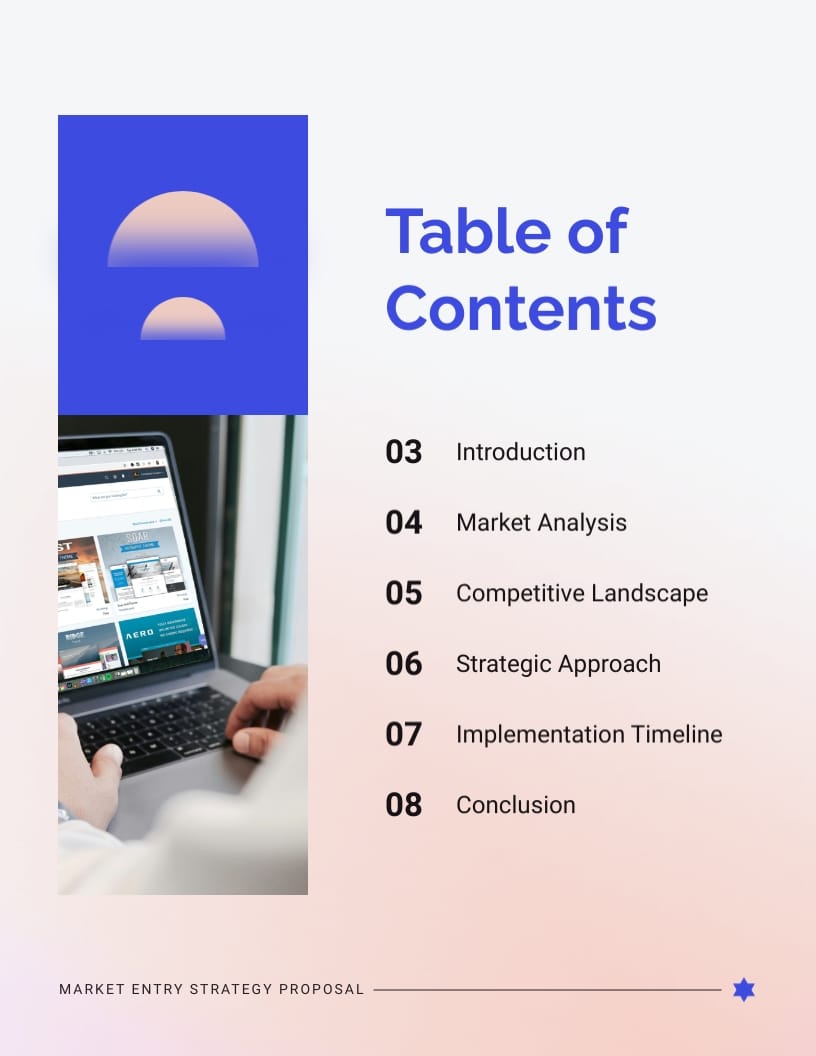 Market Entry Strategy Proposal Template | Visme