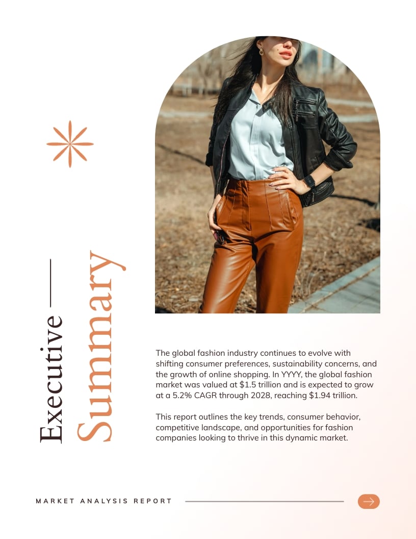 Market Research Analysis Report Template | Visme