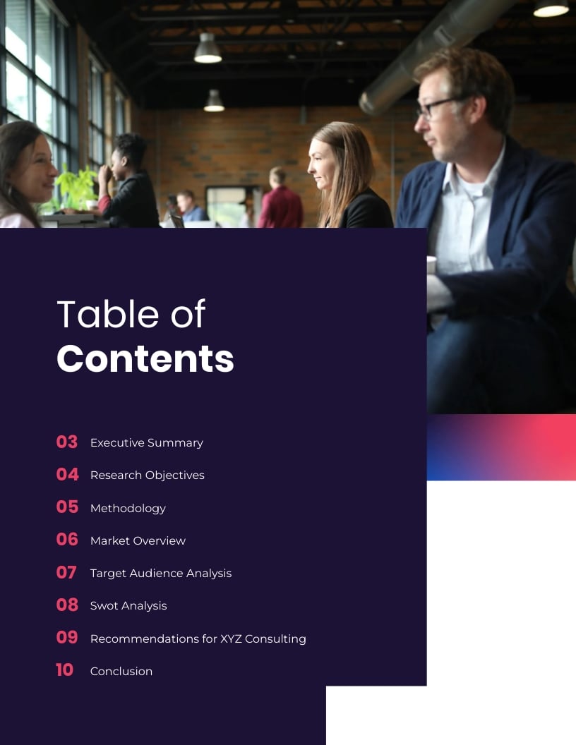 Market Research Industry Report Template | Visme