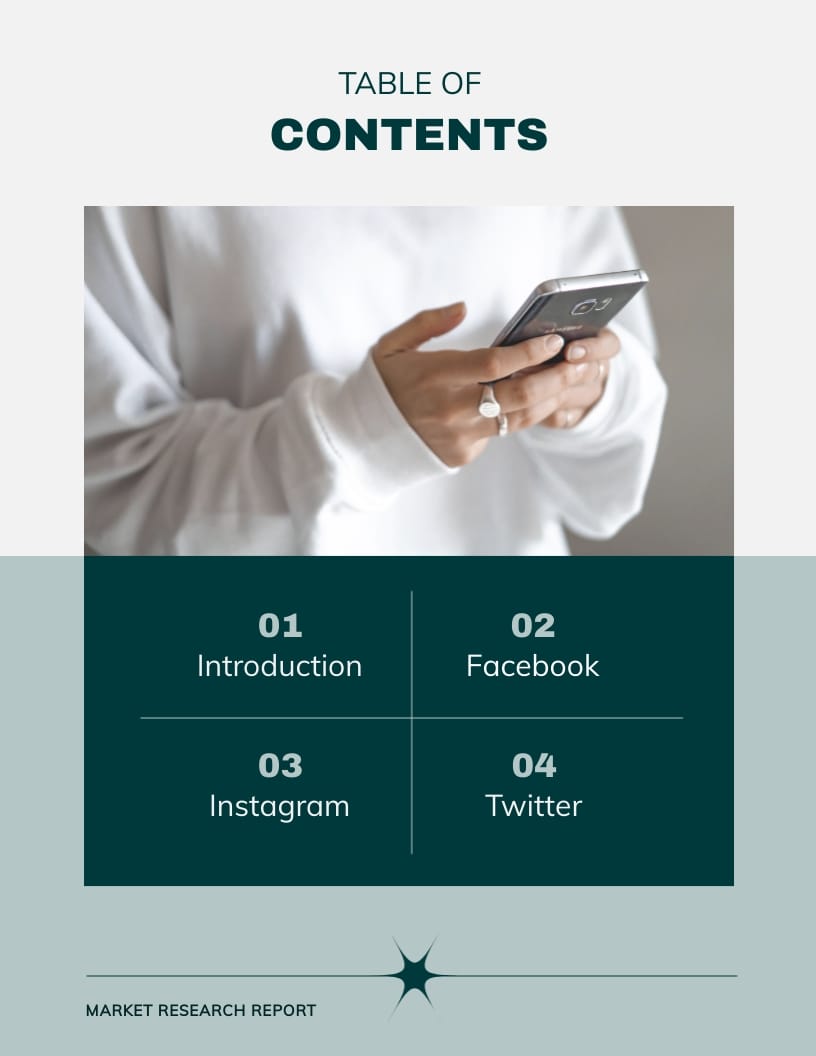 Market Research Marketing Report Template | Visme